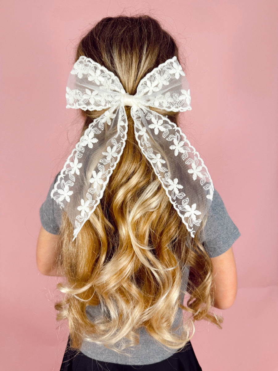 Lace Big Bow – Texas Top Knots