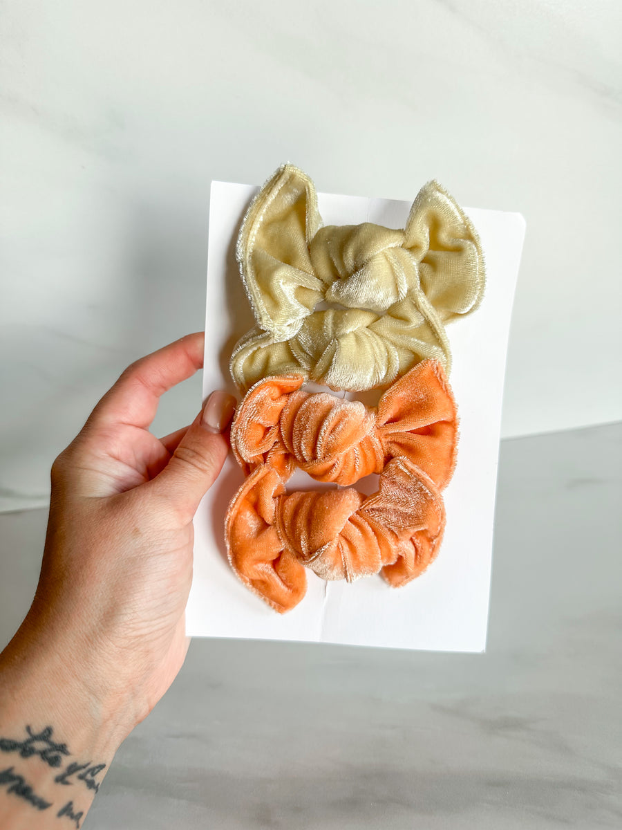 PEACH Knot Piggie set – Texas Top Knots